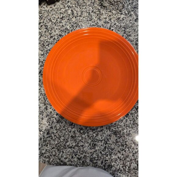 Fiesta | Dining | Vintage Radioactive Red Fiesta 4in Platter Rare Find ...